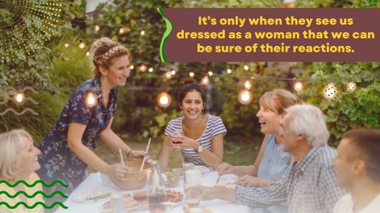 Dressing up in Front of My Relatives for the First Time