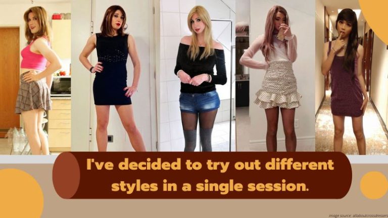 Experimenting With Different Cross-Dressing Styles in One Day