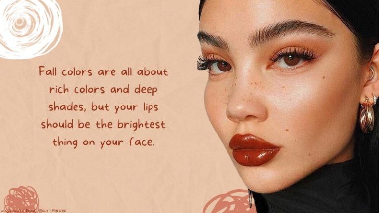 Fall Season Inspired Makeup Look for Crossdressers