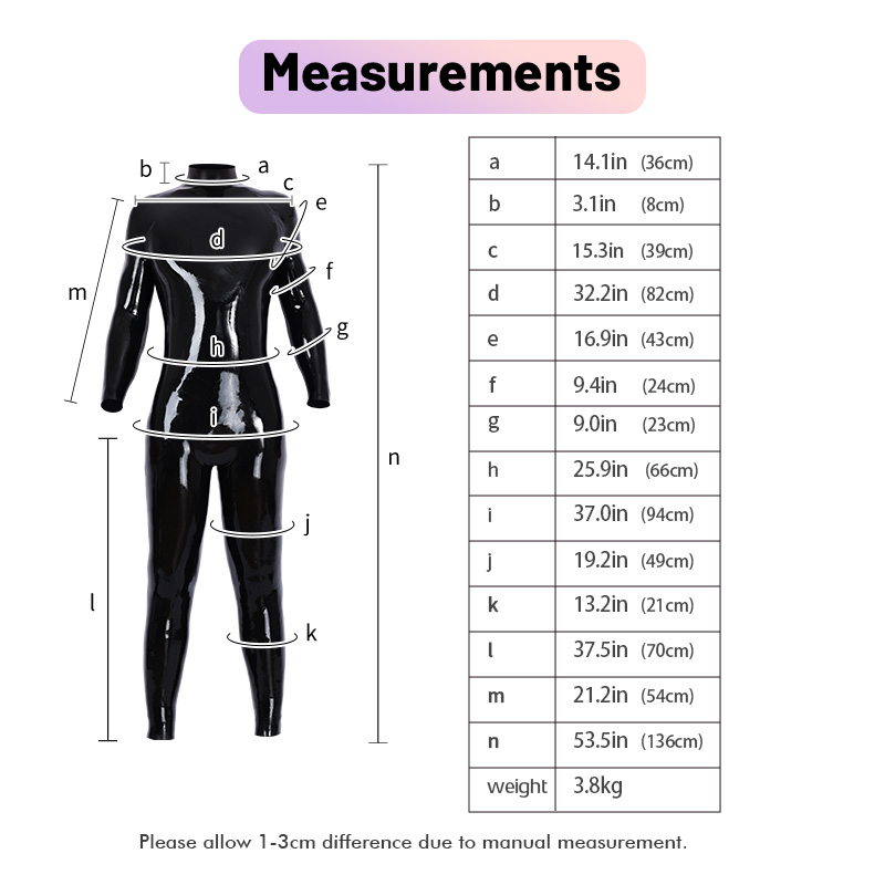 Neck Entry Silicone Catsuit Without Zippers