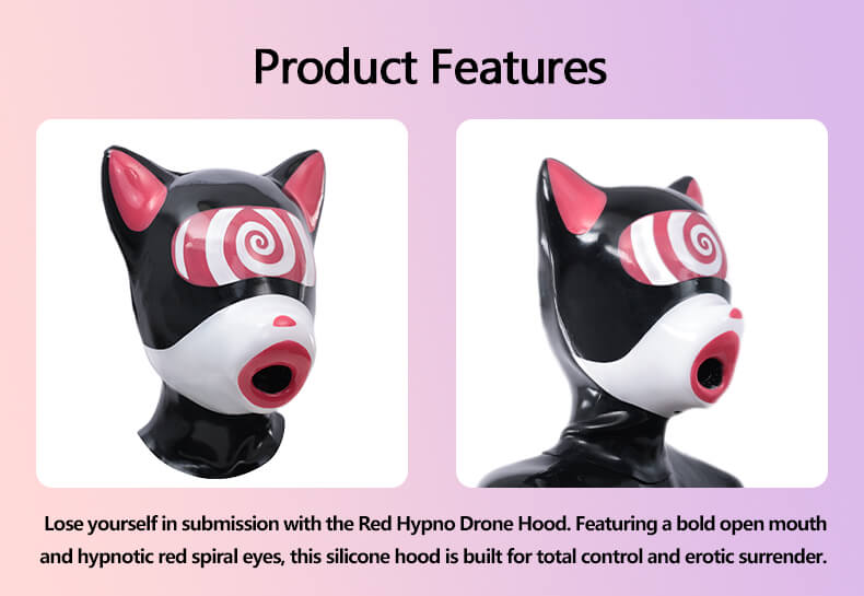 Silicone Drone Hood – Red Hypno