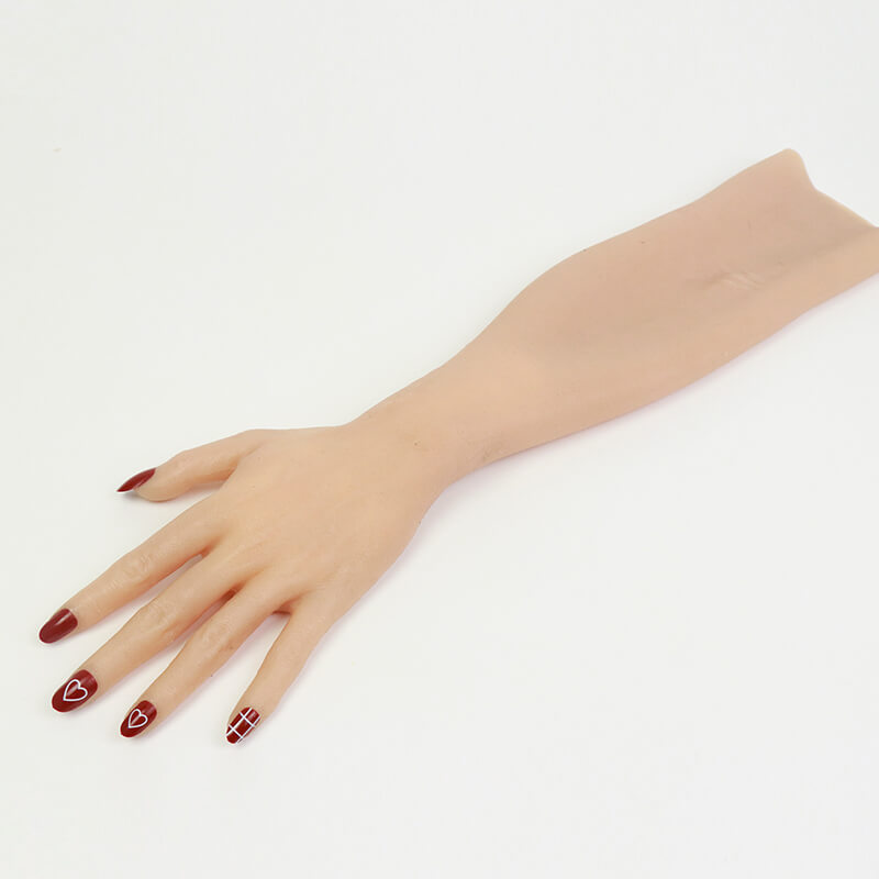 Female silicone hands